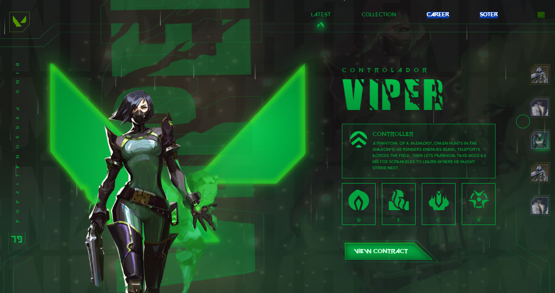 Valorant Characters Banner | Frontend Forever