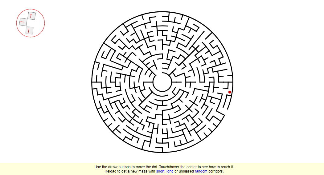 Long or short corridors? A random circular maze generator | Frontend ...