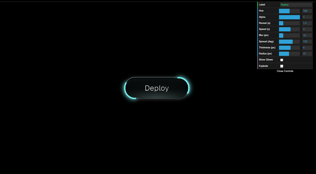Glowy Border Shimmer Button | Frontend Forever