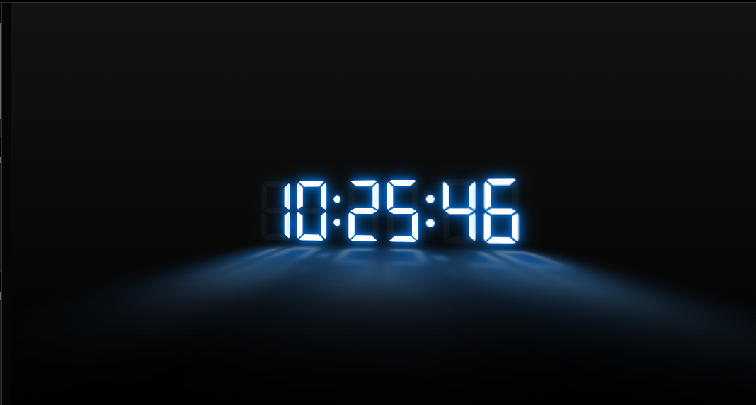 Neon Clock CSS | Frontend Forever